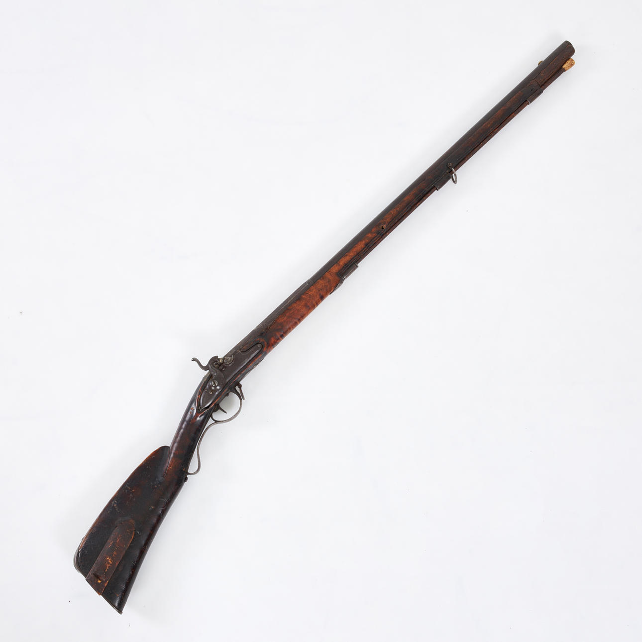 A Swedish flintlock rifle, converted from flintlock, 19th century ...