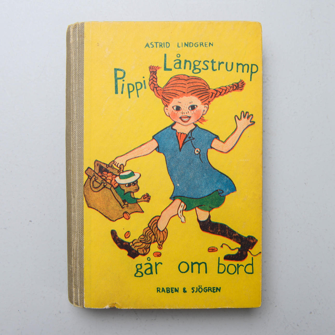 ASTRID LINDGREN. Pippi Långstrump går ombord. Fourth Edition. Raben ...