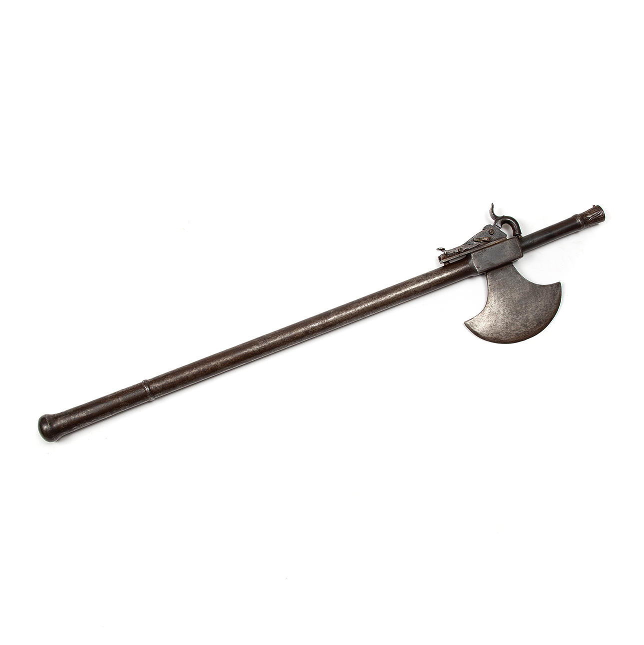 Combination weapon/axe pistol, with clasp, probably Indian, end of 19th ...