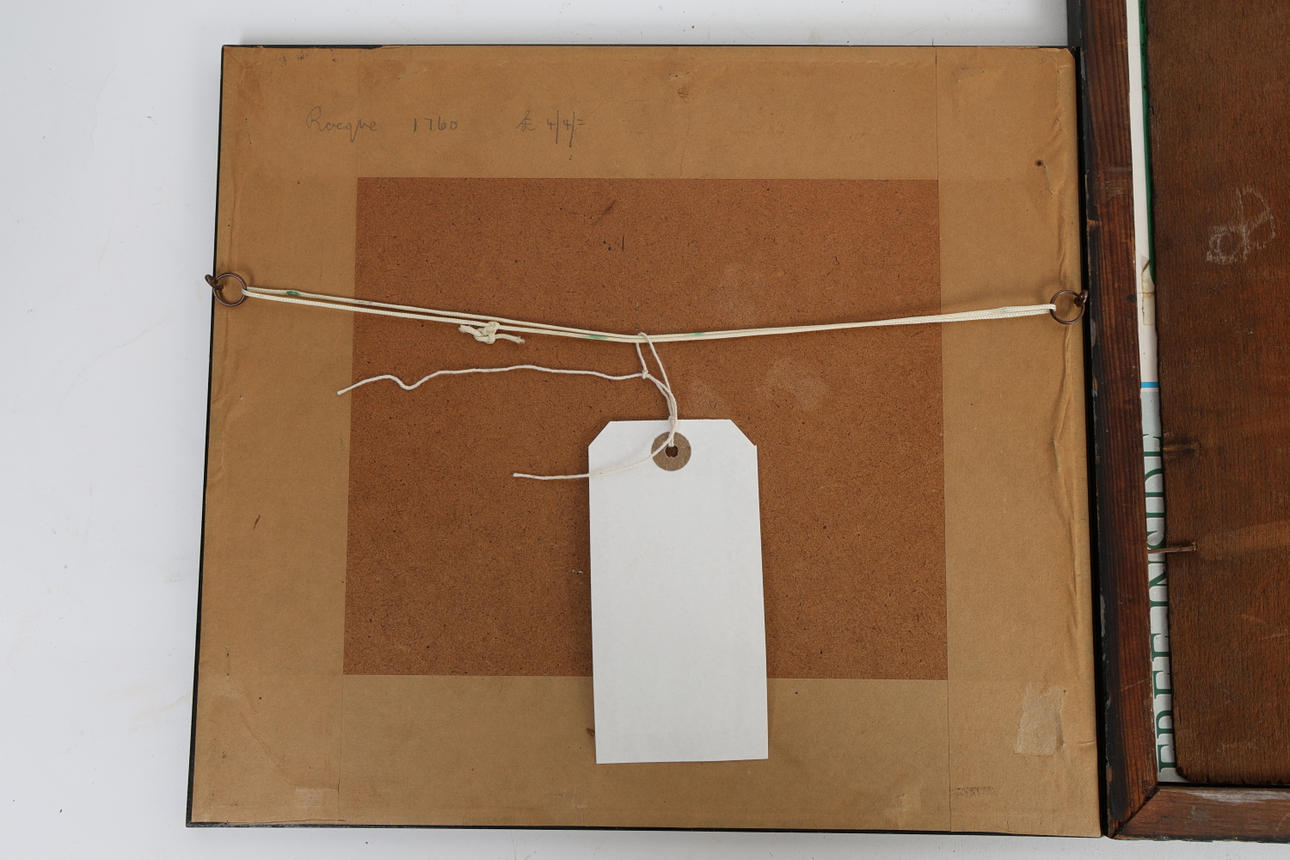 A COLOURED MAP OF SUFFOLK, A COAT OF ARMS AND A BAPTIST CHAPEL POSTER ...