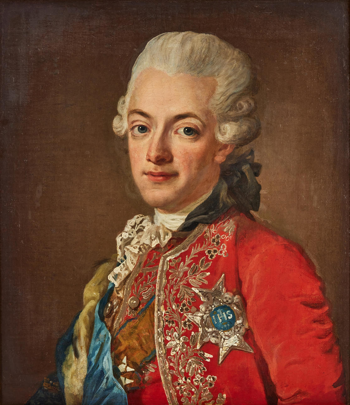 LORENS PASCH D.Y. (1733-1805). Attributed to. Portrait of Gustav III ...