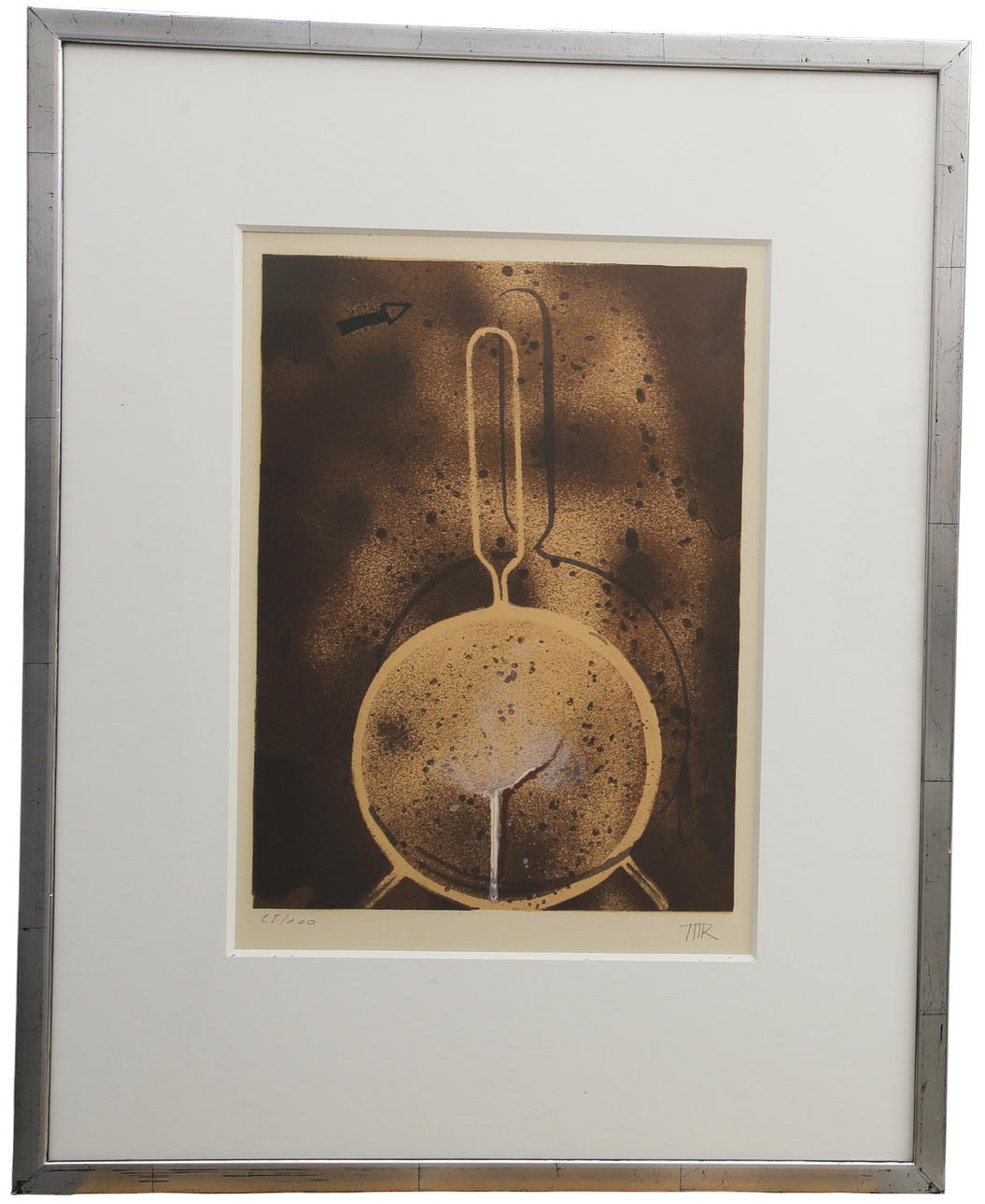 MAN RAY. färglitografi, "Bonjour Max Ernst", monogramsignerad, numrerad ...