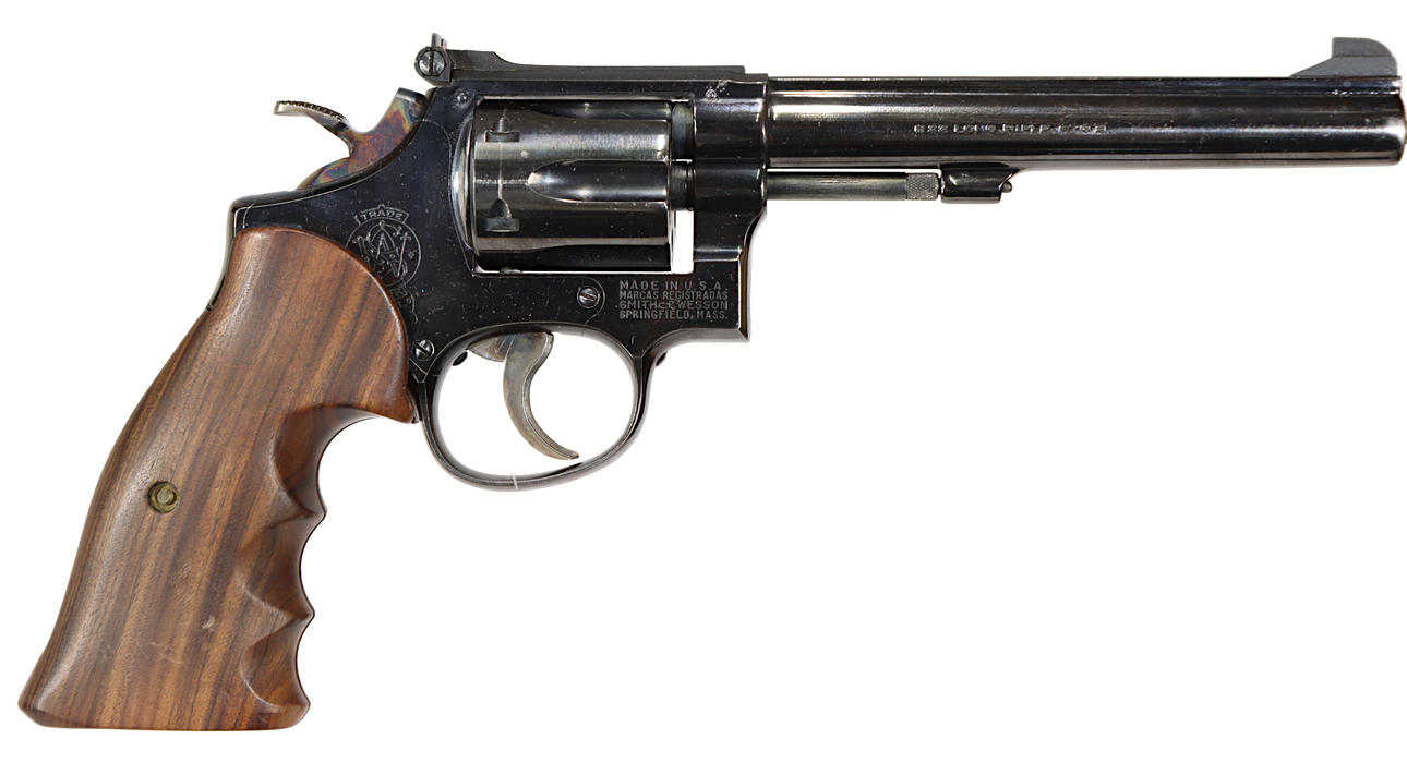 REVOLVER, made by Smith & Wesson, model 17, calibre .22lr, part no ...