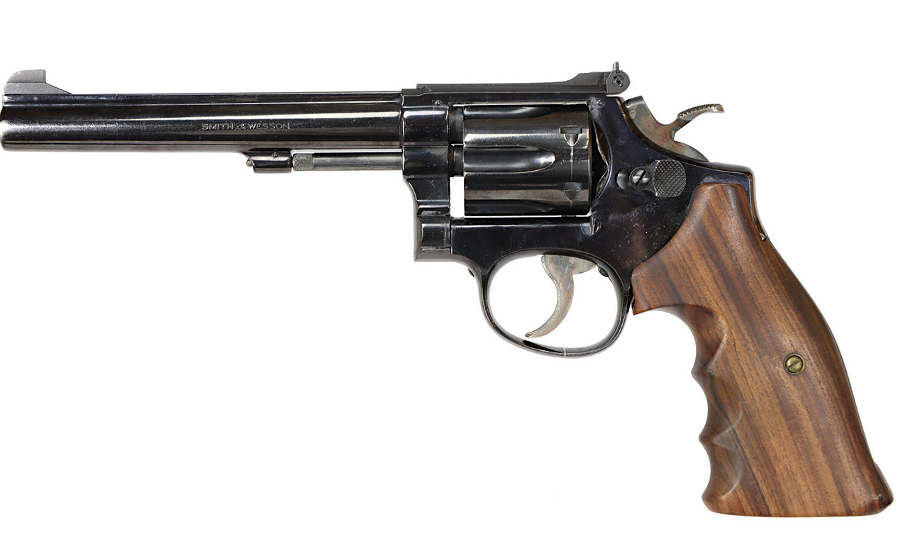 REVOLVER, made by Smith & Wesson, model 17, calibre .22lr, part no ...