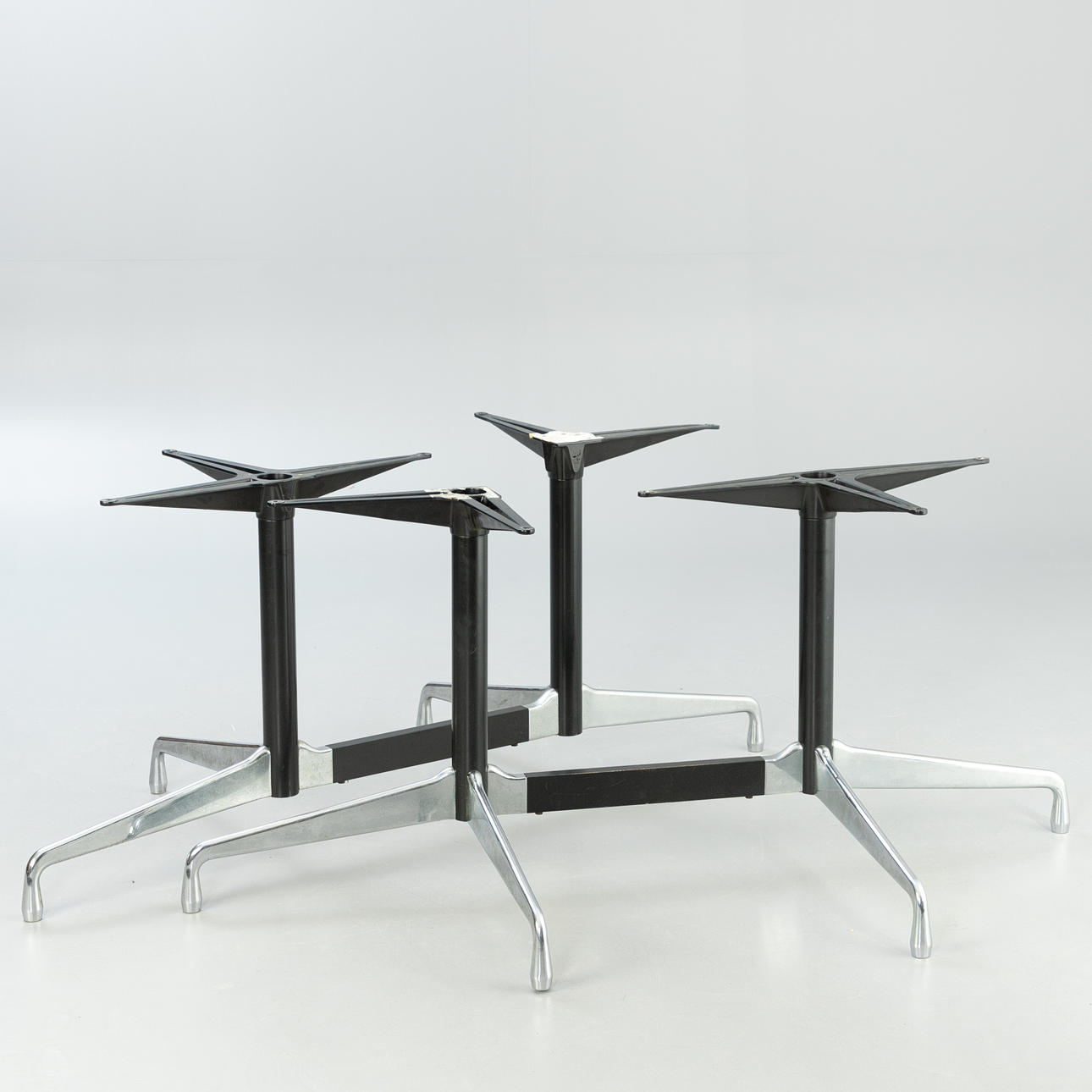 CHARLES AND RAY EAMES. Vitra. 2 “Segmented Table” conference table ...