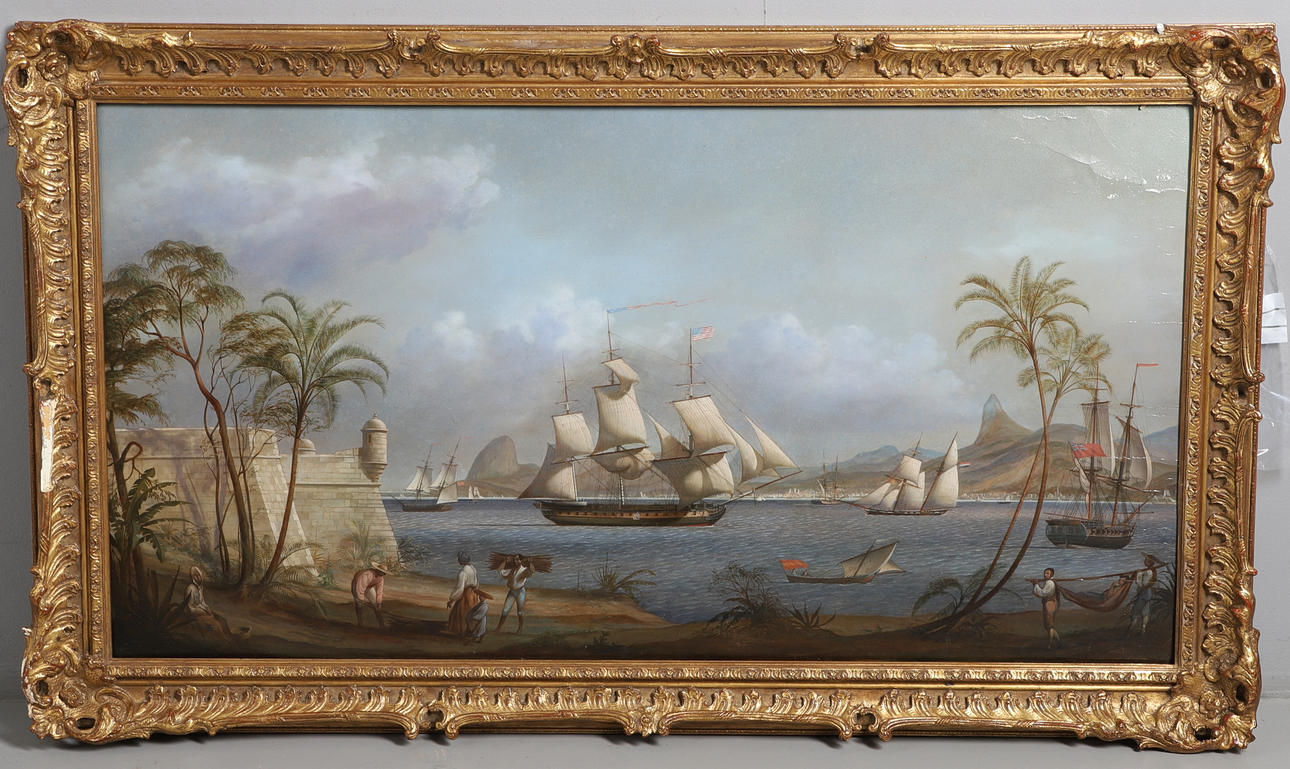 LOUIS DODD (1943-2006). RIO DE JANEIRO: THE ARRIVAL OF THE AMERICAN ...