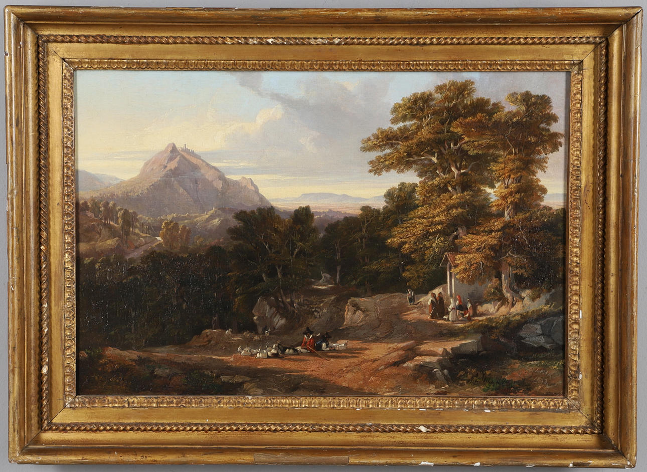 EDWARD LEAR (1812-1888). CIVITELLA DI SUBIACO. Art - Paintings - Auctionet