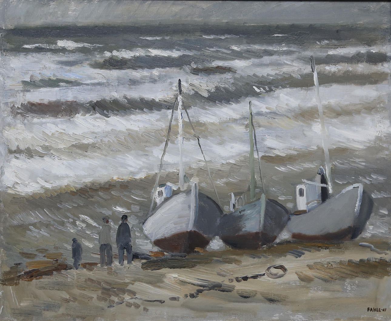 GUSTAF ADOLF FAHLE. oil on canvas, signed. Art - Paintings - Auctionet
