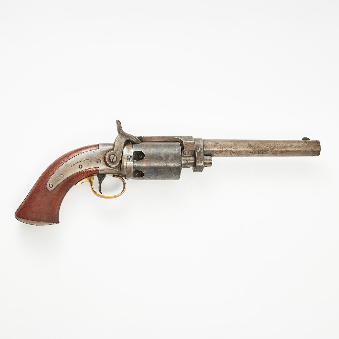 PERCUSSION REVOLVER, American, Massachusetts Arms Co. Wesson & Leavitt ...