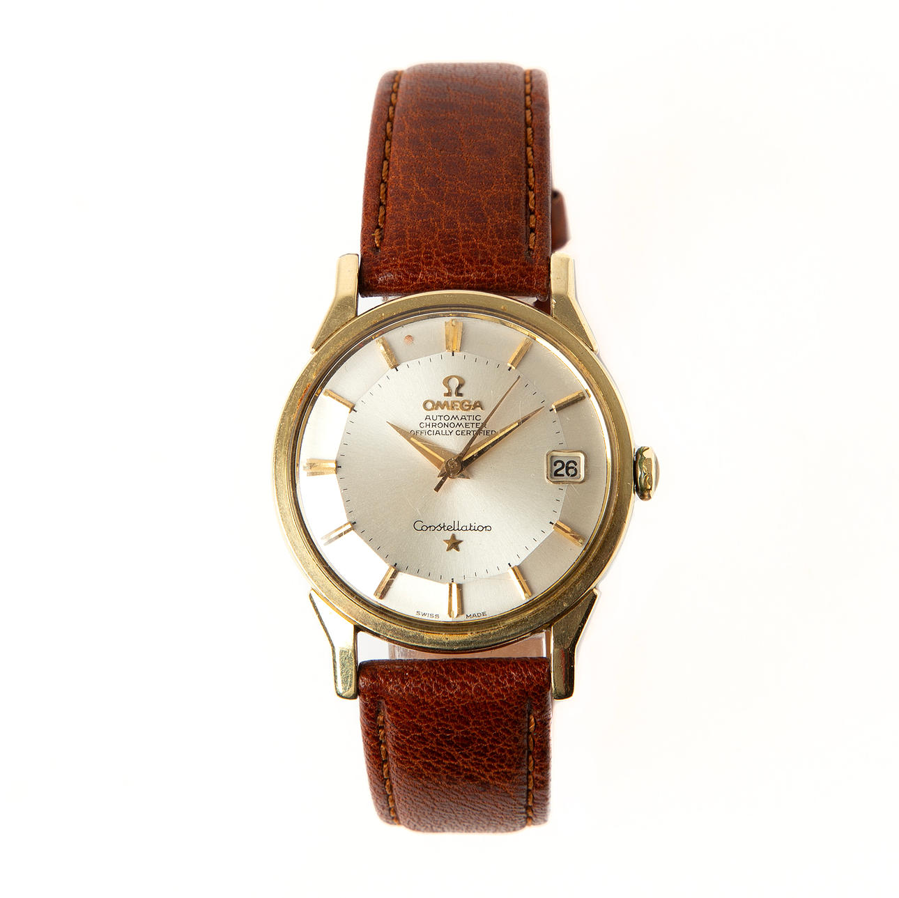 OMEGA, armbandsur, Constellation, guld och stål, 1960-tal. Klockor & Ur ...