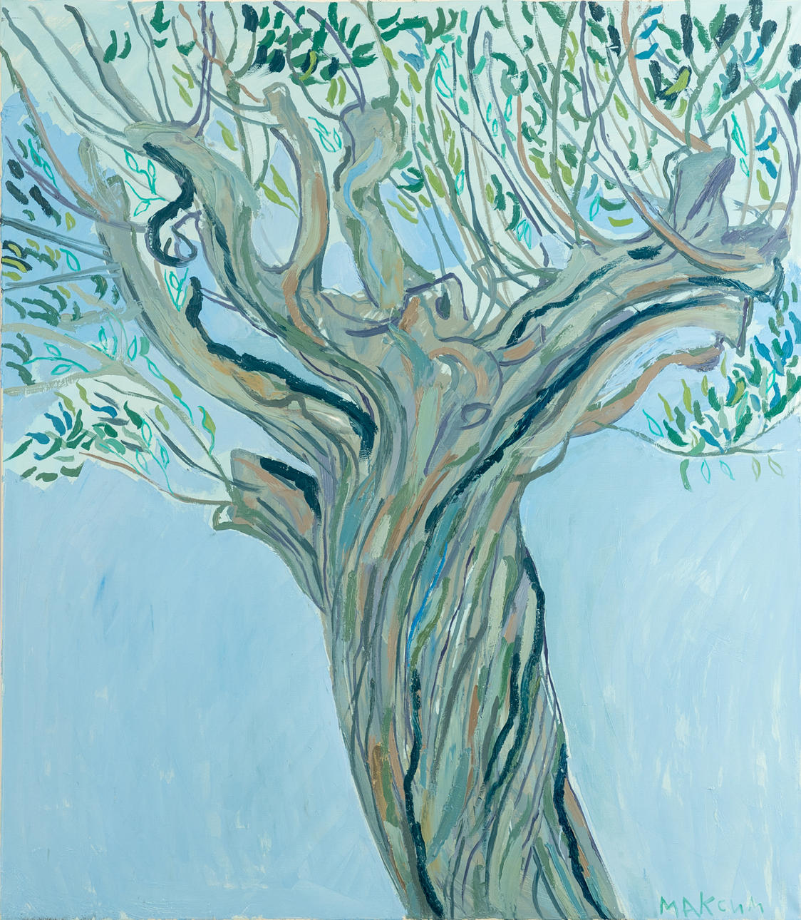 MAXIM KANTOR (GEB. 1957). Winter Olive. Art - Paintings - Auctionet