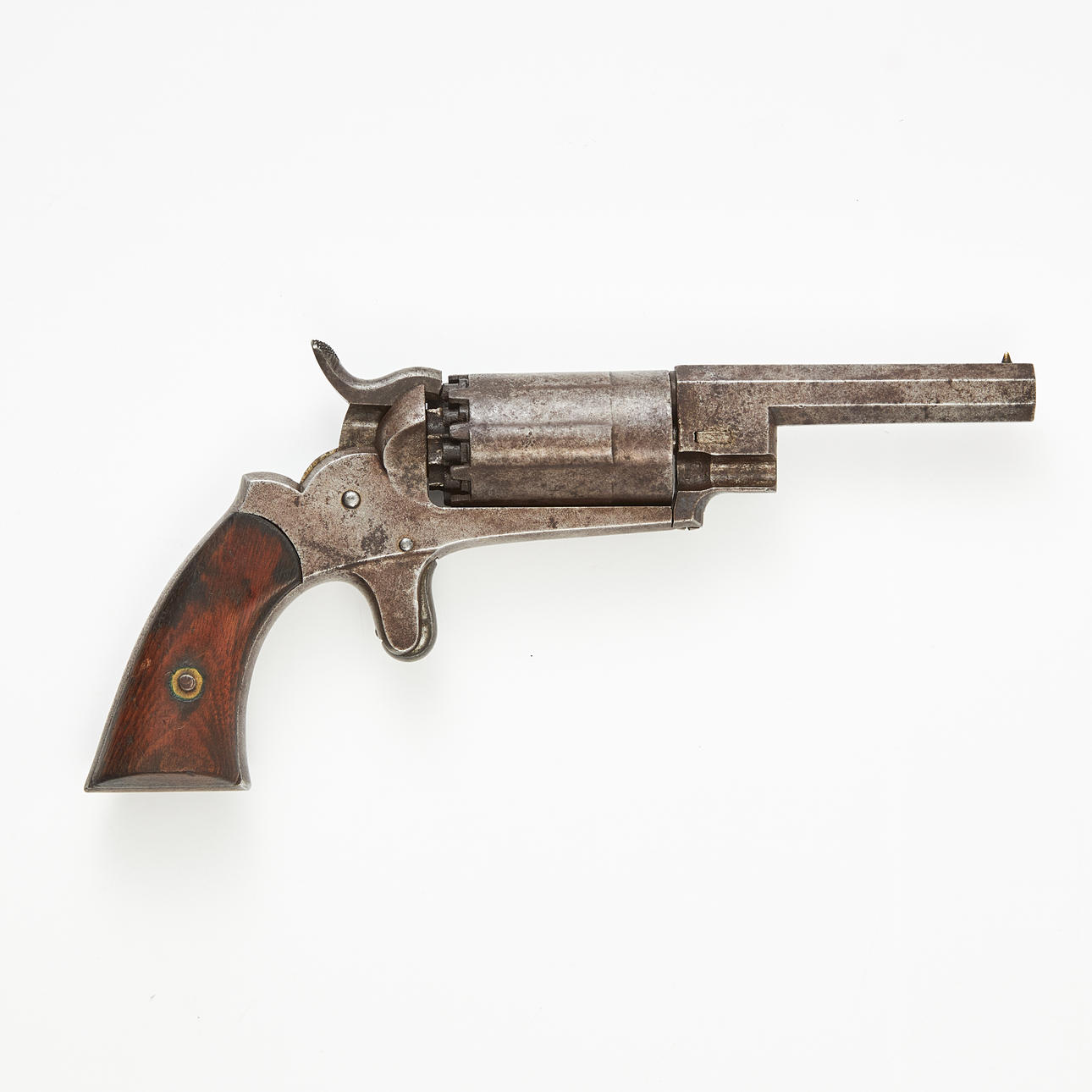 PERCUSSION REVOLVER, American, Walch Firearms Co. 10-shot Pocket ...