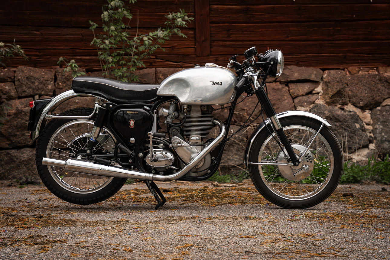 BSA, modell DB34 Gold Star, Clubman, 1961, England. Fordon, Båtar ...