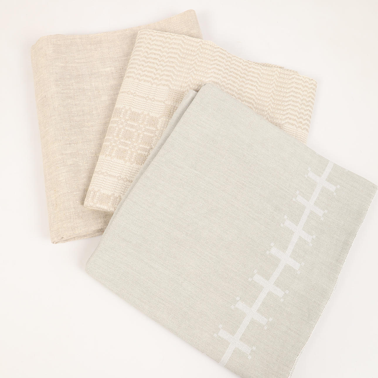 DUKAR, 3 stycken, linne, bl. a Linnehuset. Mattor & Textil - Textil ...