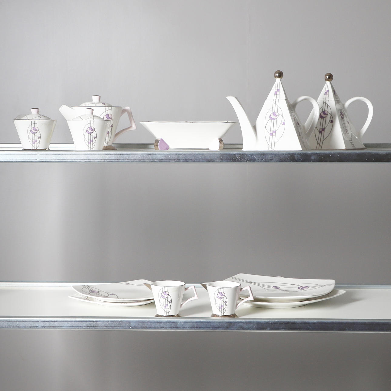 A BRIAN WOOD COLLECTION ART DECO STYLE PART SERVICE. Ceramics ...