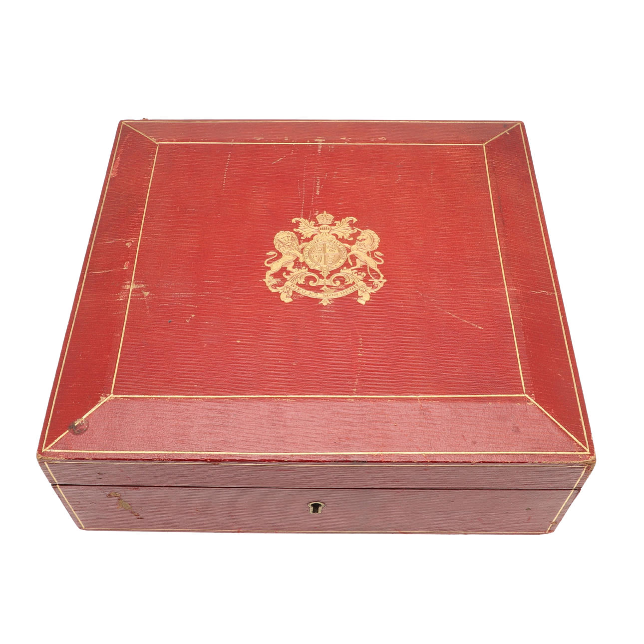 A LATE VICTORIAN RED LEATHER DESPATCH BOX BY WICKWAR & CO, LONDON ...