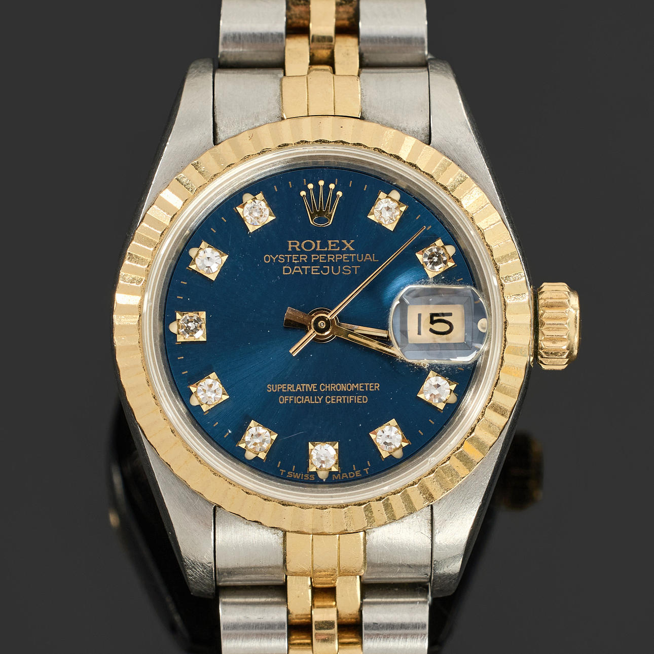 ROLEX, damarmbandsur, Datejust, guld/stål, 1990-tal. Klockor & Ur ...