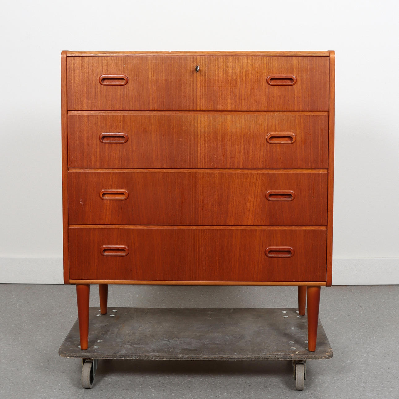 Chest of drawers, teak, 1950s/60s. Furniture - Chests of drawers ...