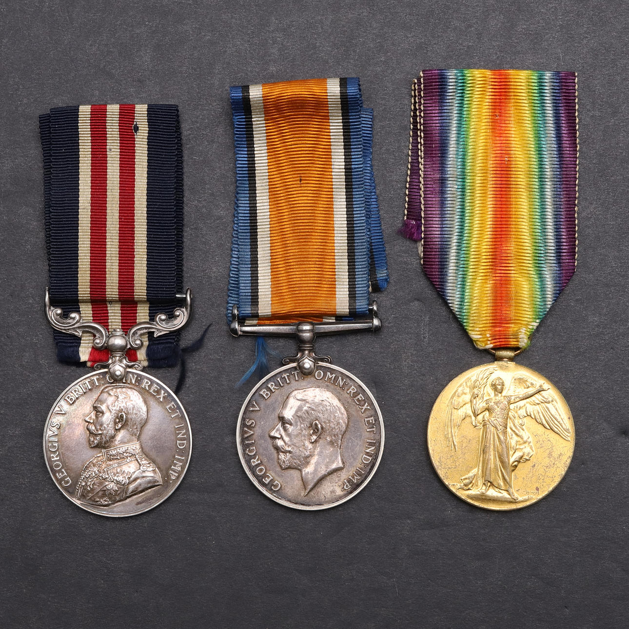 A FIRST WORLD WAR GALLANTRY GROUP OF THREE TO THE TANK CORP. Coins ...