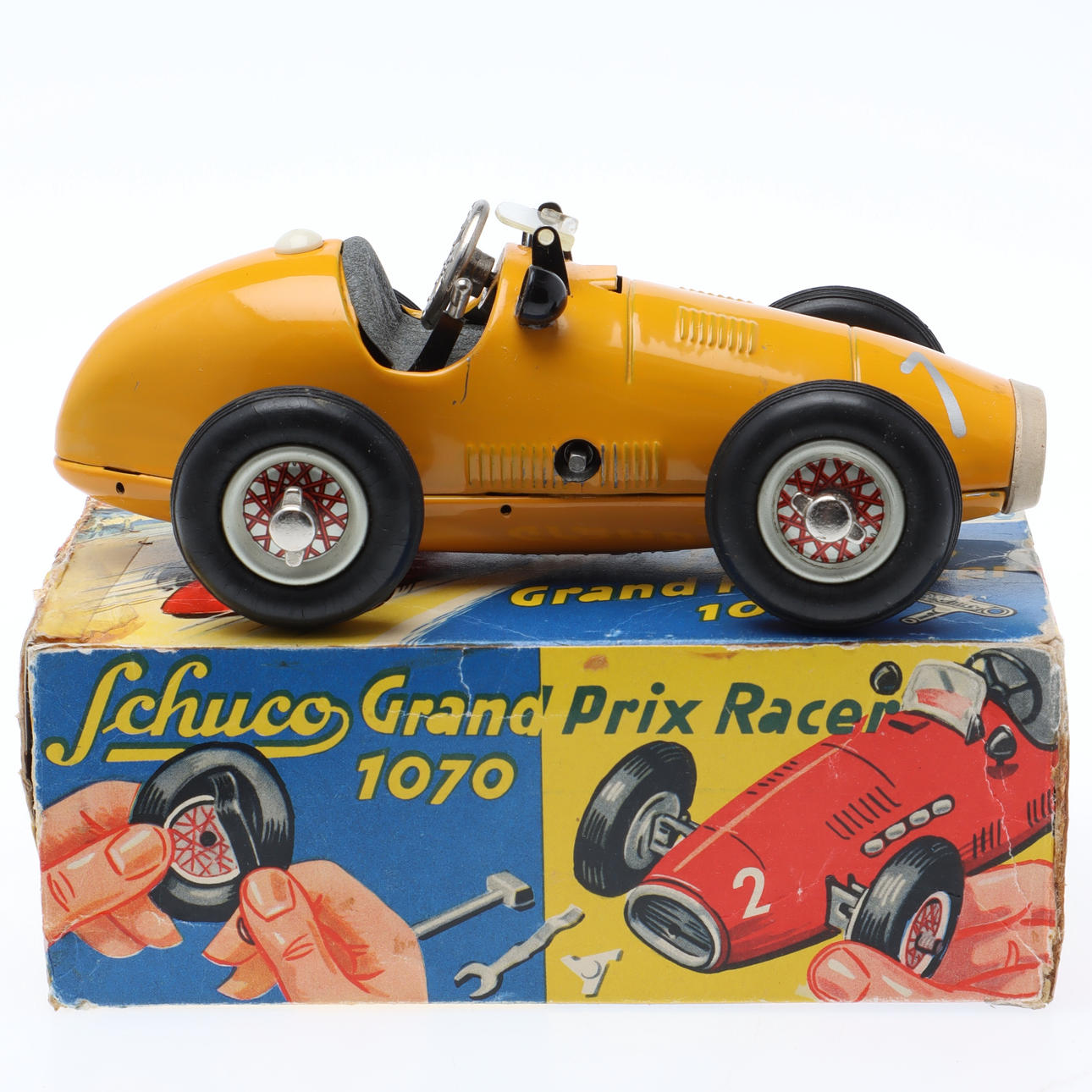 MODELLBIL, Schuco Grand prix racer 1070. Leksaker - Modellbilar - Auctionet
