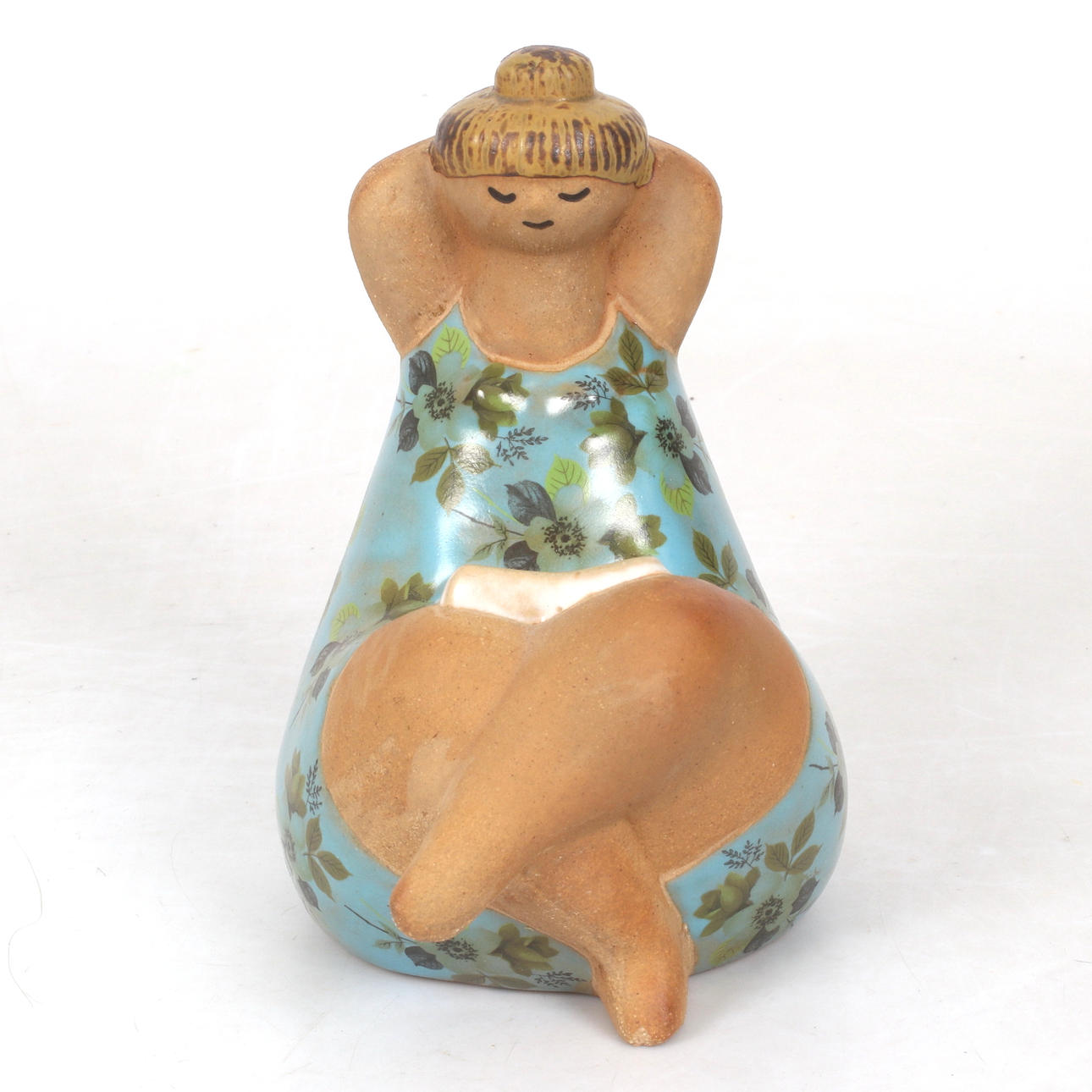 LISA LARSON. Figura «Emma» de «ABC girls», gres con estampado cromado ...