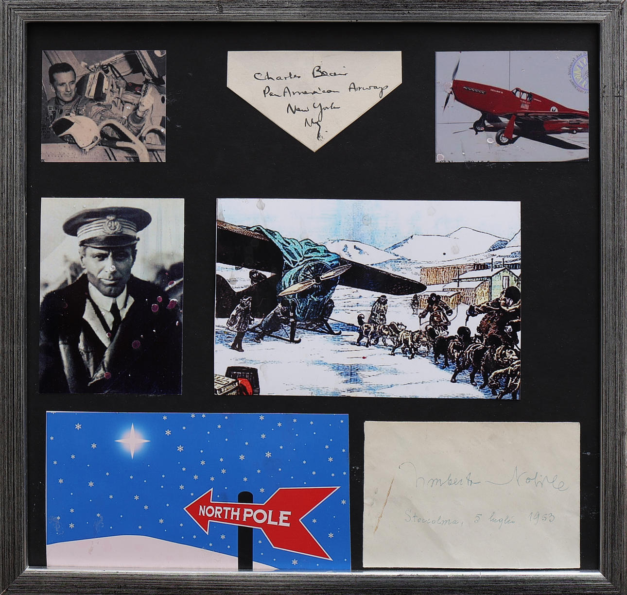 AUTOGRAFER. CHARLIE BLAIR (1909-1928), UMBERTO NOBILE (1885-1978 ...