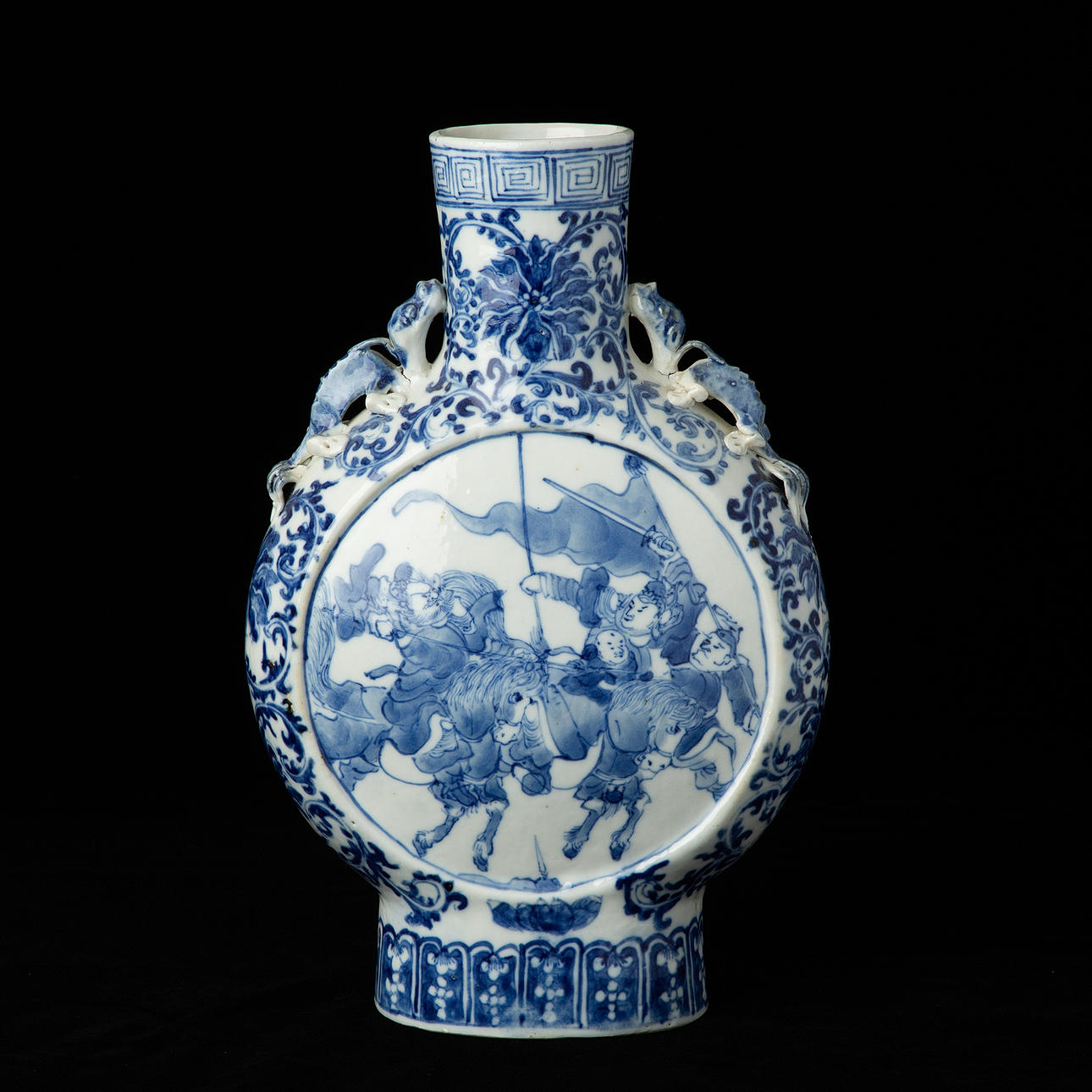 PILGRIM BOTTLE. Chinese porcelain, 19th century. Asiatica - Ceramics ...