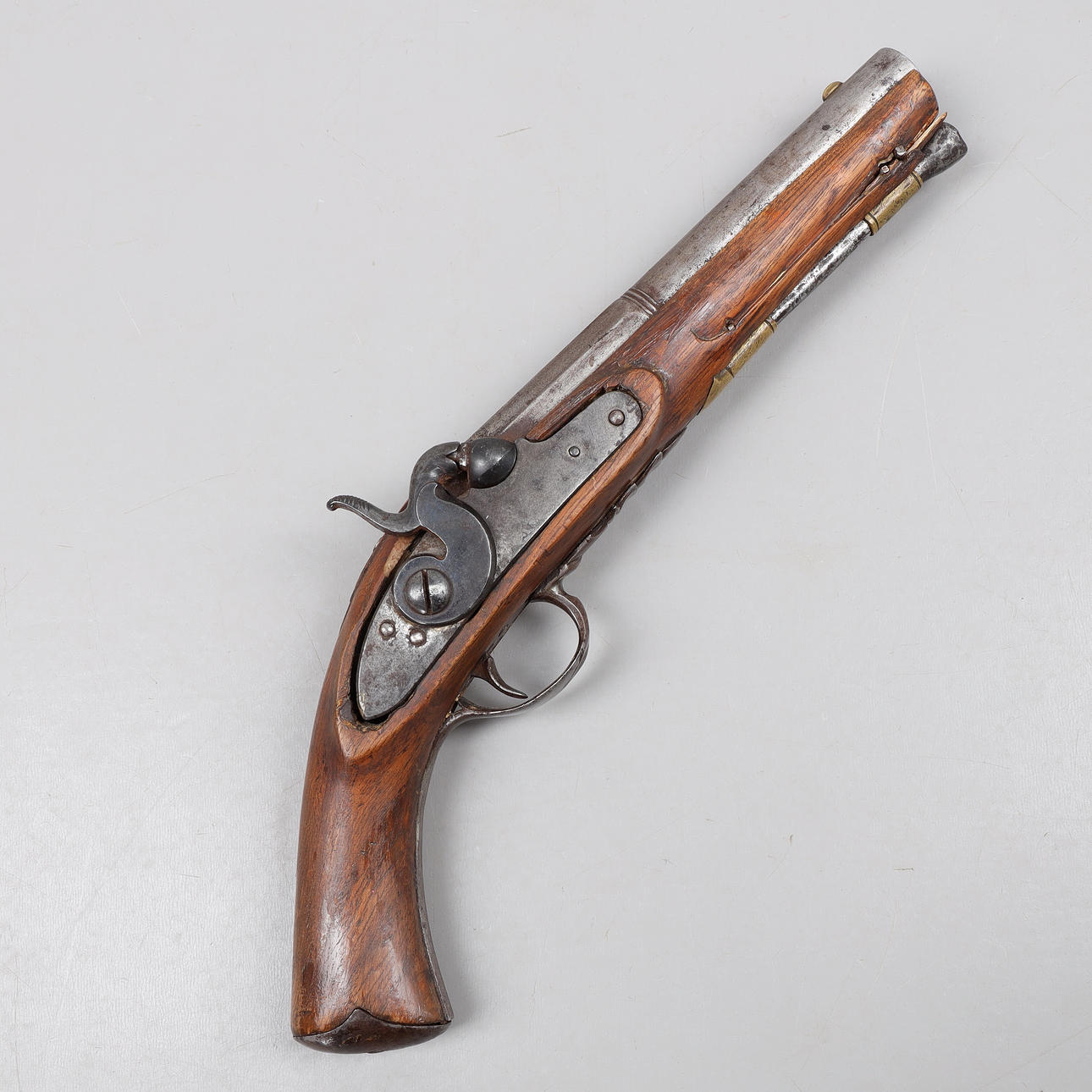 SLAG LOCK PISTOL WITH CHARGING STICK, 19th century. Weapons & Militaria ...