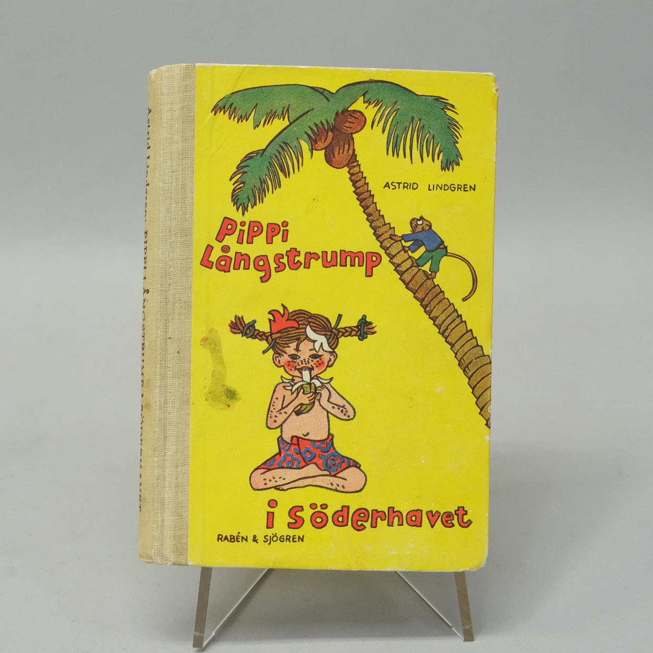 ASTRID LINDGREN. BARNBOK, PIPPI LÅNGSTRUMP I SÖDERHAVET, STOCKHOLM 1948 ...