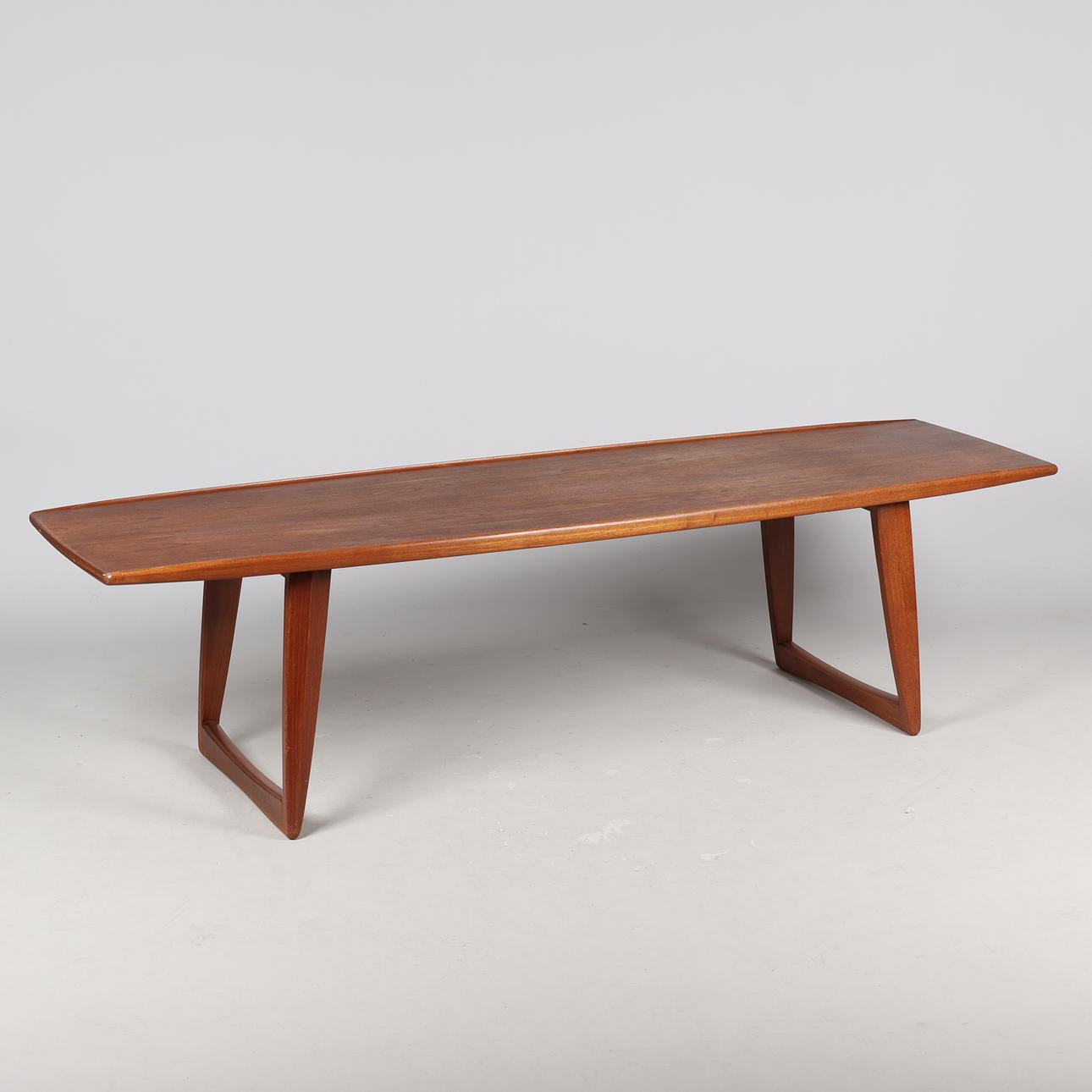 Danish design, teak coffee table with long legs, 1960s. Furniture ...