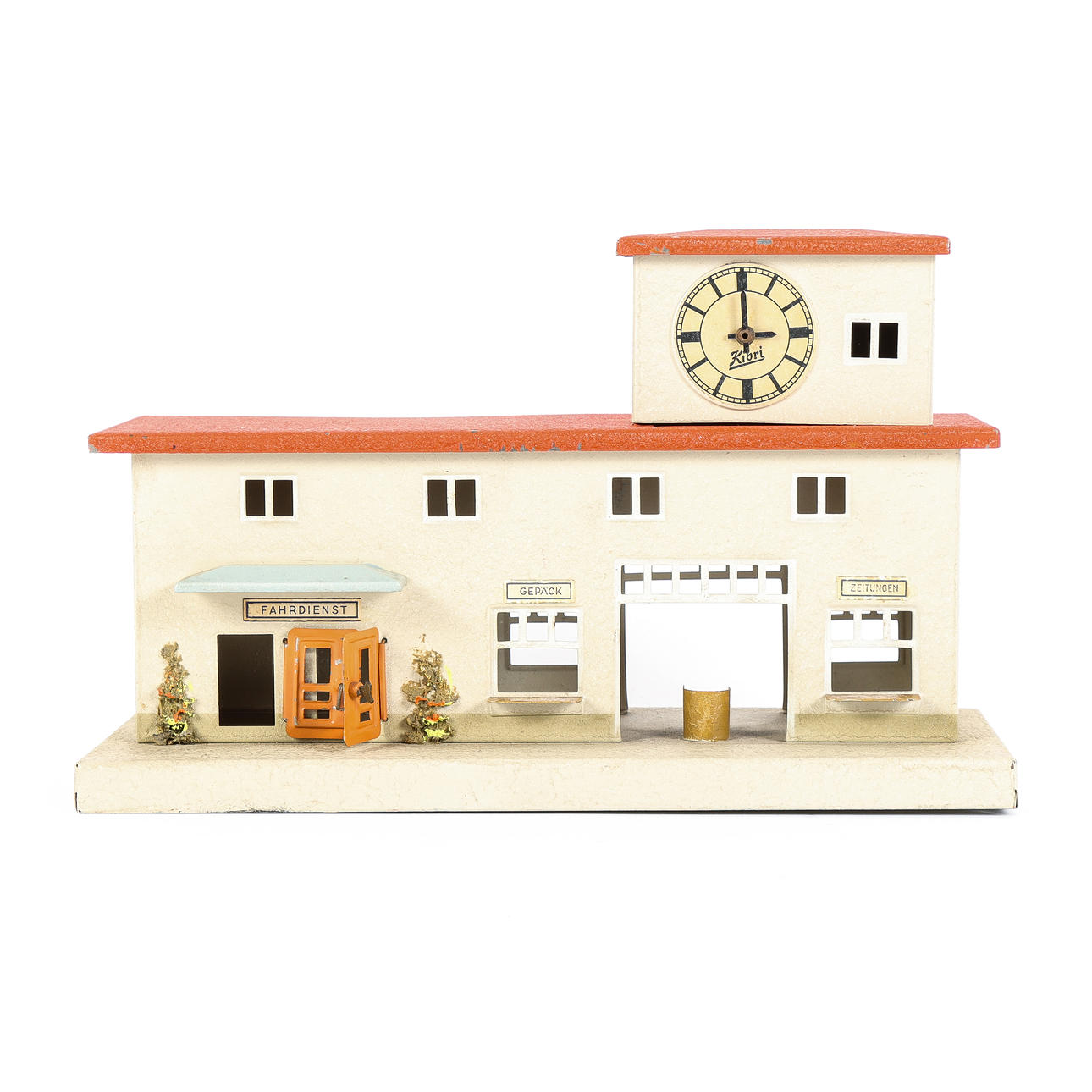 STATION till modelljärnväg, plåt. Leksaker - Modelljärnväg - Auctionet