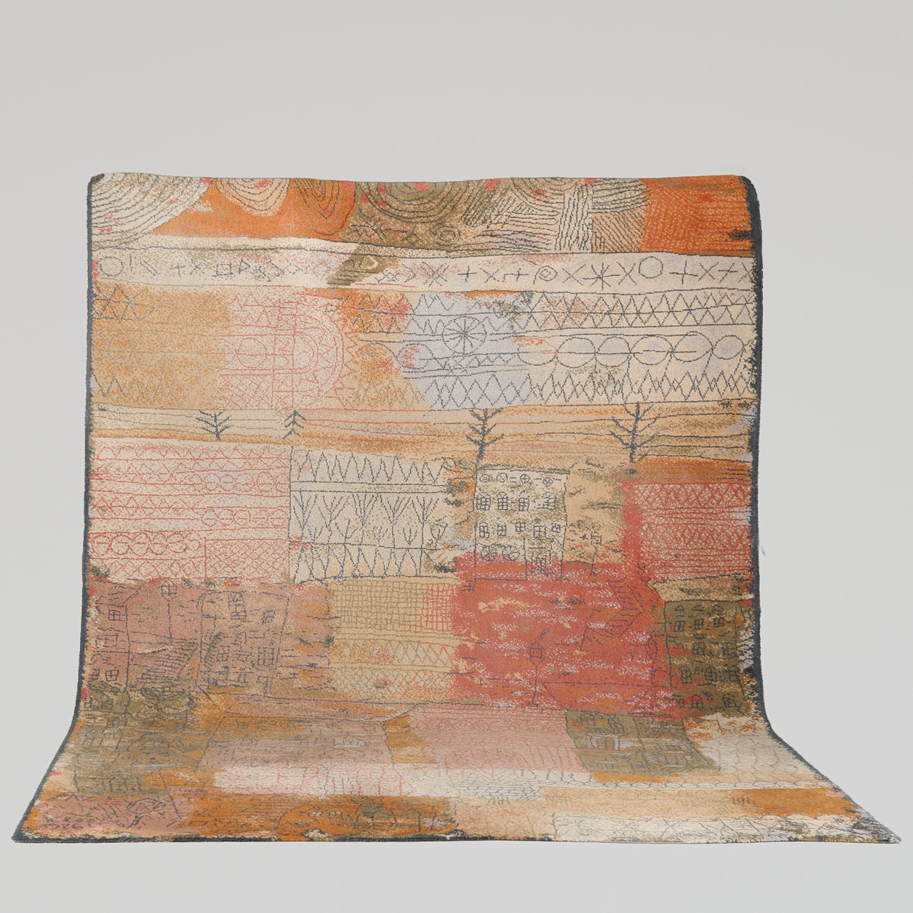 PAUL KLEE (1879-1940). Efter. Matta efter målningen ”Florentine Villa ...