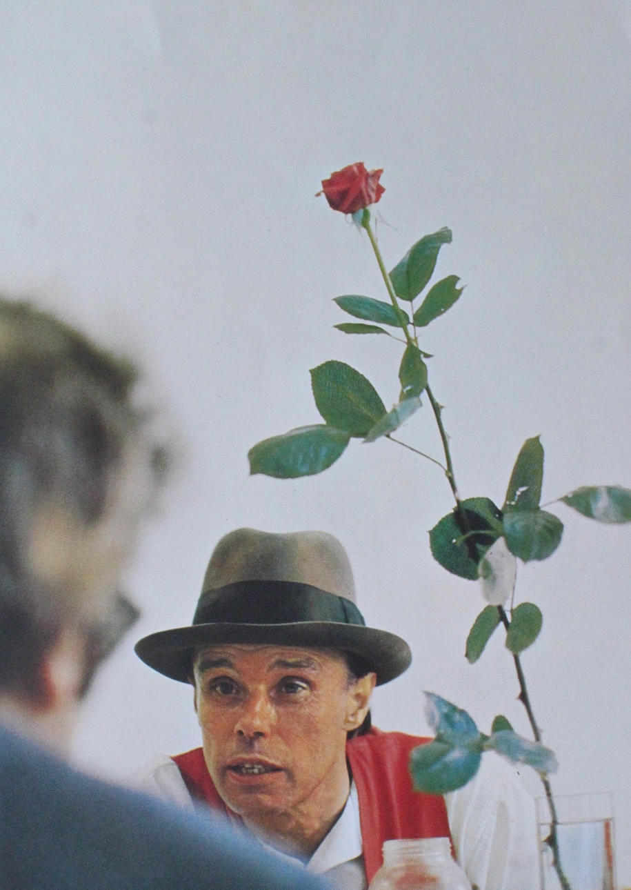 AFTER JOSEPH BEUYS. 'We don't do it without the rose ', print/poster ...