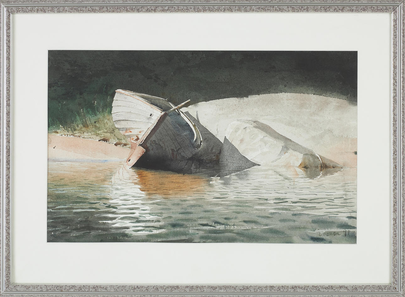 STANISLAW ZOLADZ. Akvarell, signerad Zoladz och daterad 91. Konst ...