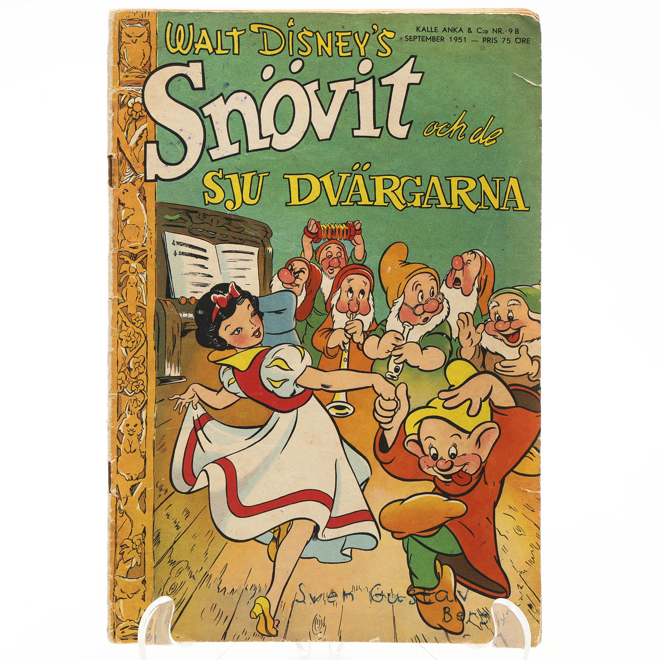SERIETIDNING, Walt Disney´s, "Snövit och de sju Dvärgarna", Kalle Anka ...