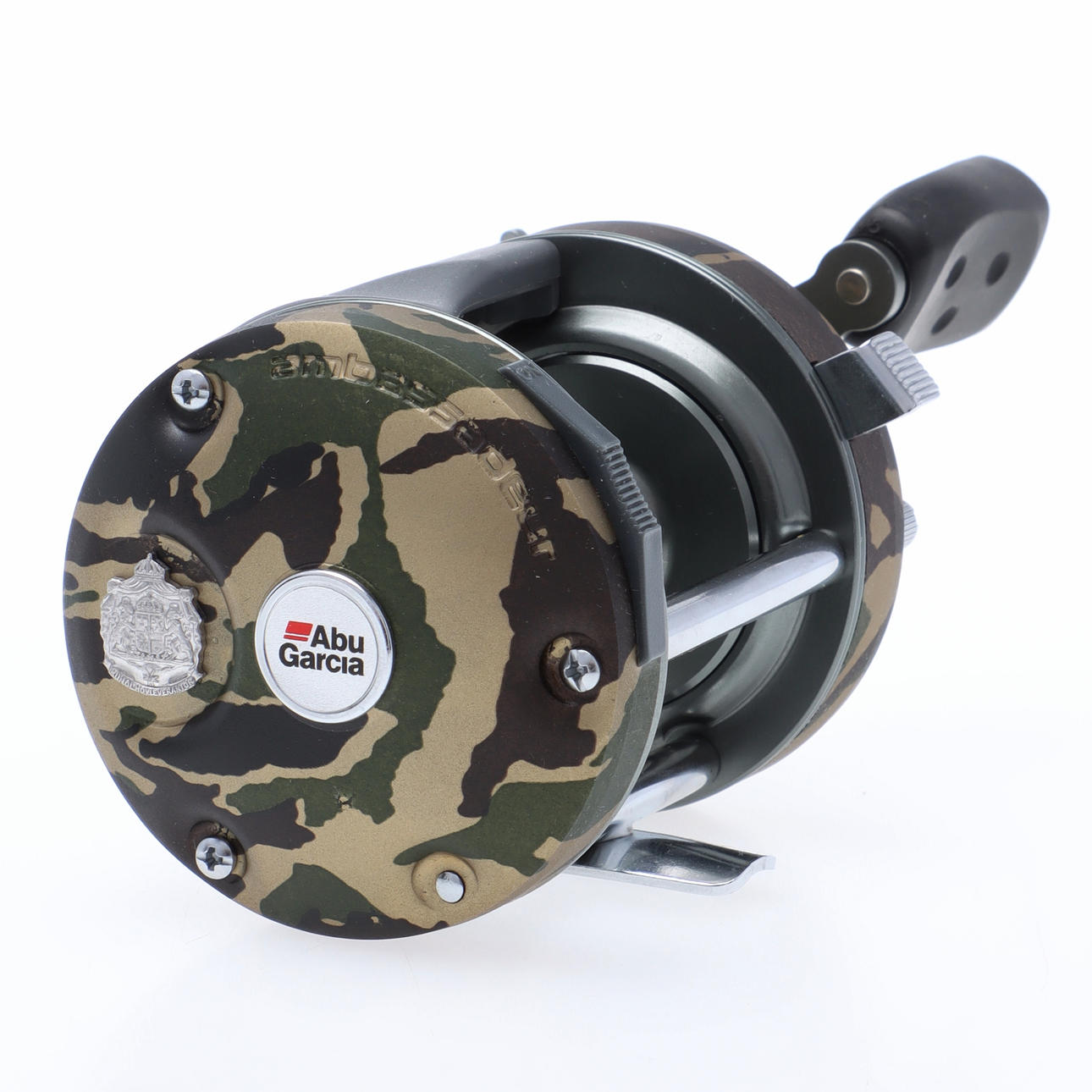 FISKERULLE med originallåda, Ambassadeur, 6500 C3 Camo, ABU Garcia, Svängsta. Samlarföremål ...