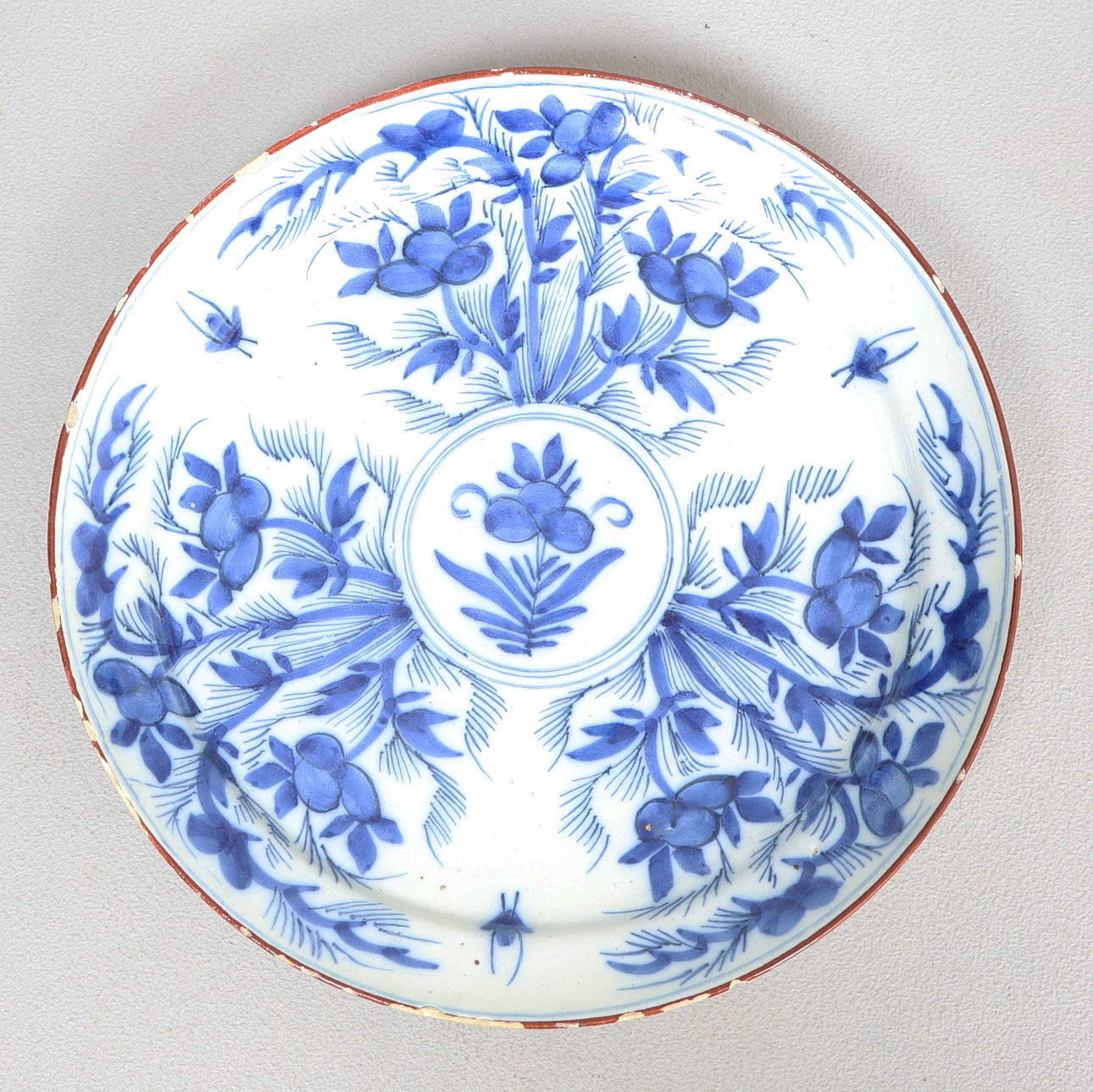 AN 18TH CENTURY DELFT POTTERY PLATE. Ceramics & Porcelain - European ...