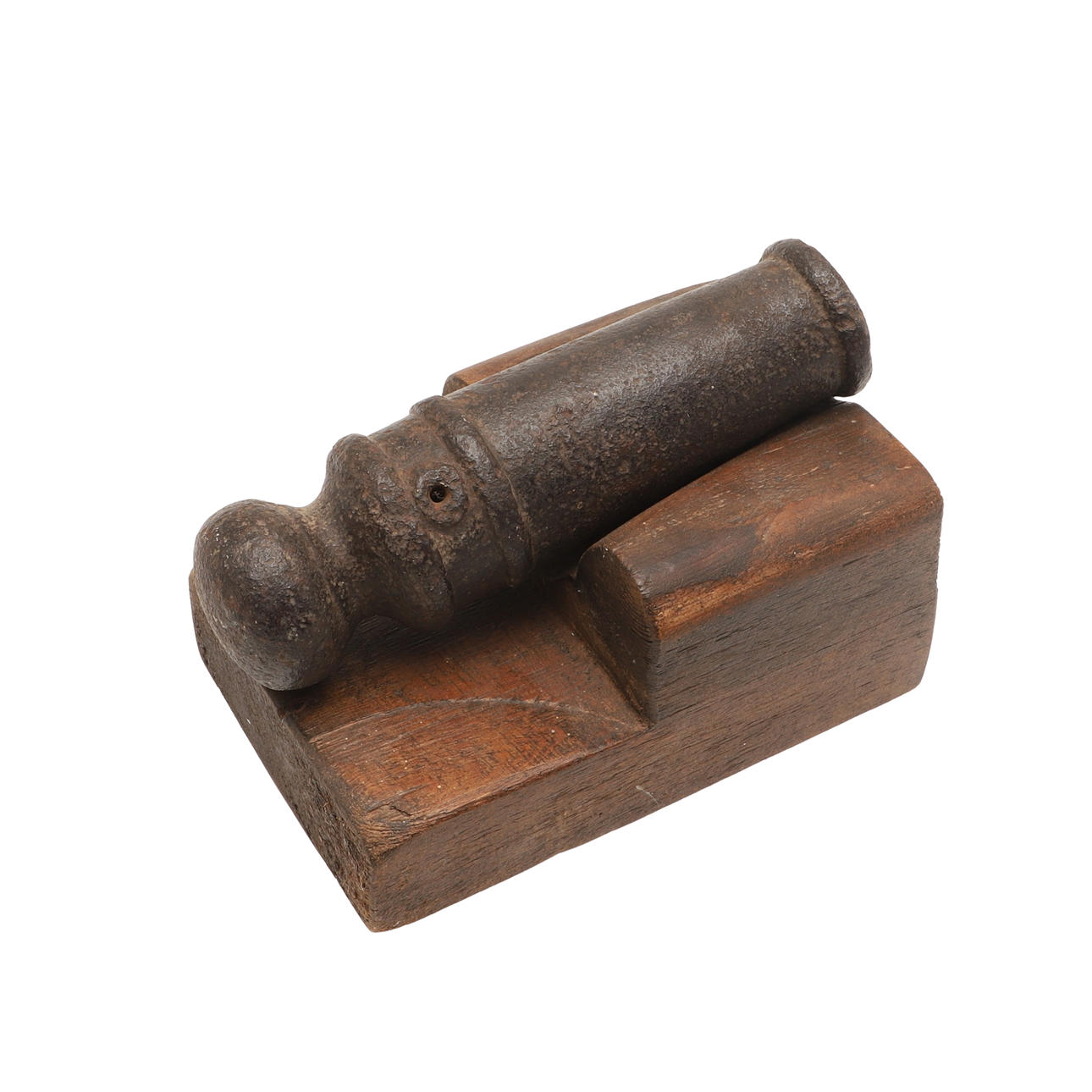 AN 18TH CENTURY CAST IRON SIGNAL CANON. Weapons & Militaria - Guns ...