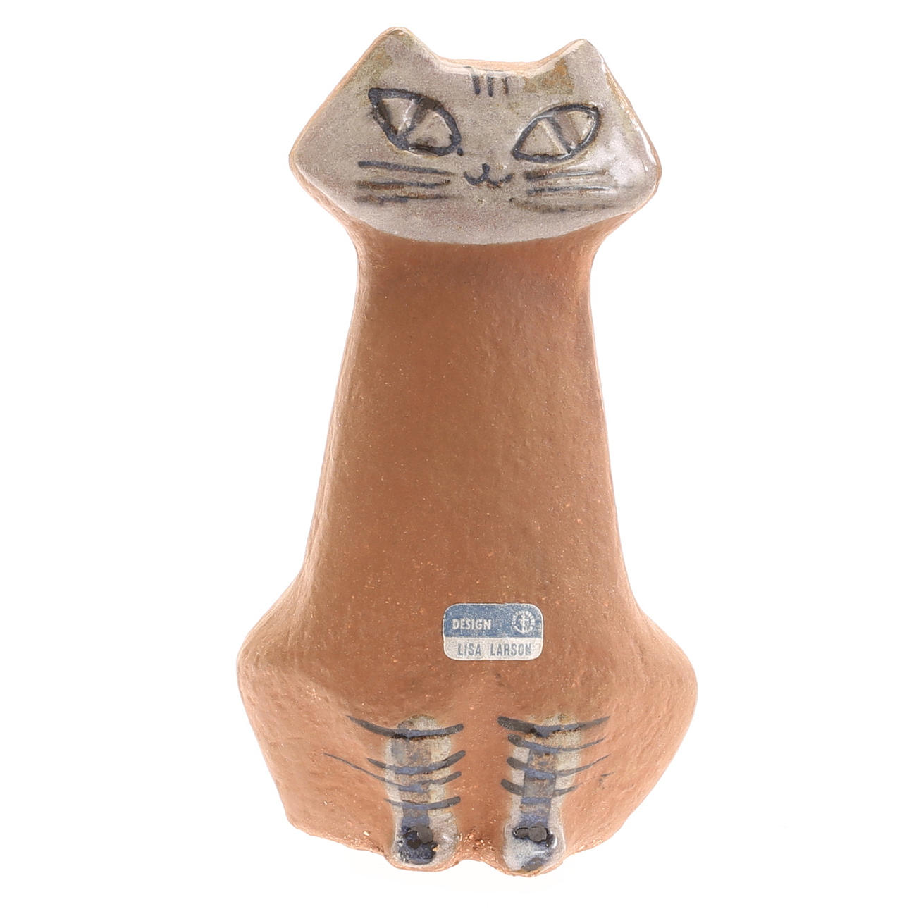 LISA LARSON. Stoneware “Cat”, from the series Lilla Zoo, Gustavsberg ...