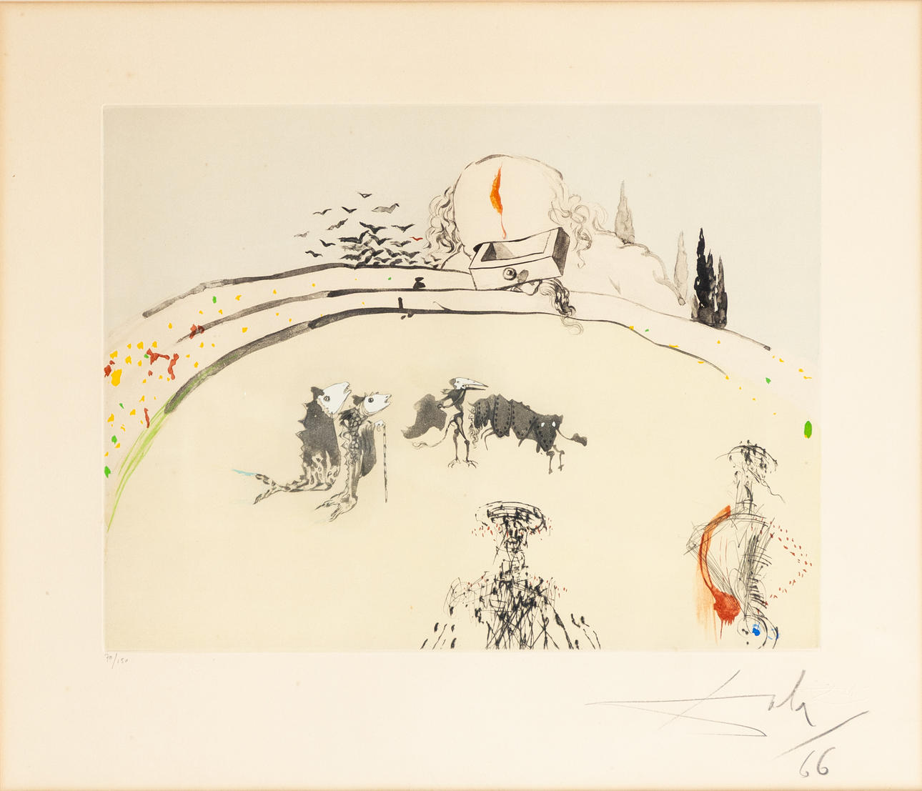 SALVADOR DALI (1904-1989). La Tauromachie au tiroir. Art - Engravings ...