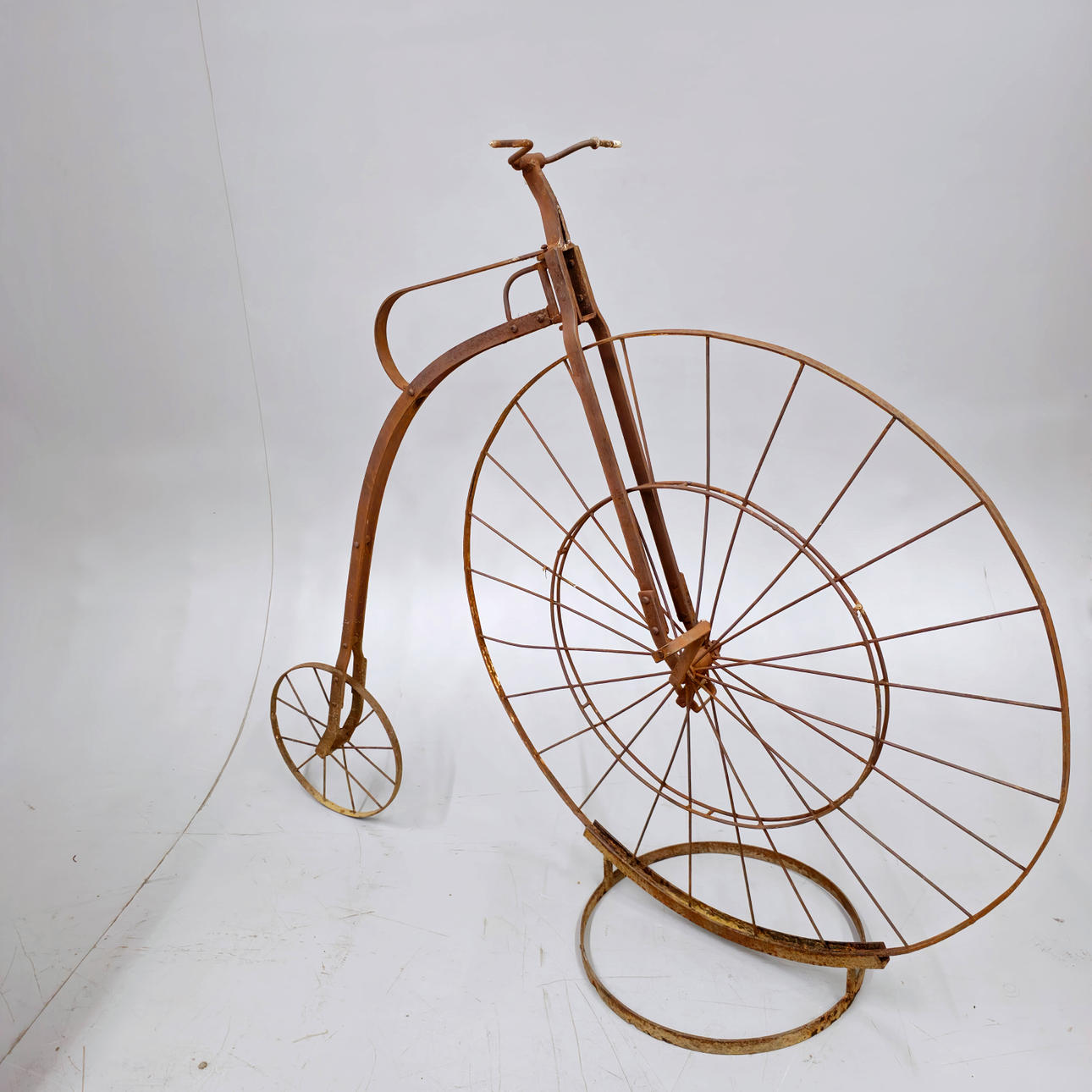 PENNY-FARTHING BICYCLE SCULPTURE. C. 1960S. Garden & Architectural - Garden Sculptures & Urns ...