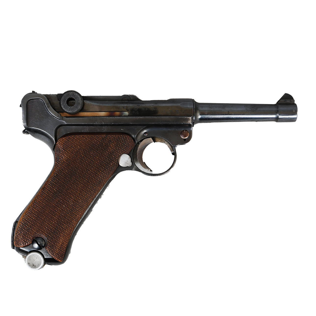 WW2 GERMAN P08 LUGER SEMI AUTOMATIC PISTOL. Weapons & Militaria - Guns ...