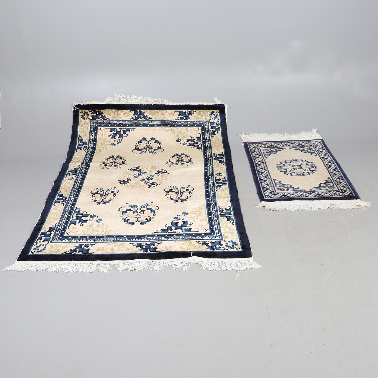 CHINESE RUG, AND MAT. Carpets & Textiles - Oriental Carpets & Textiles ...