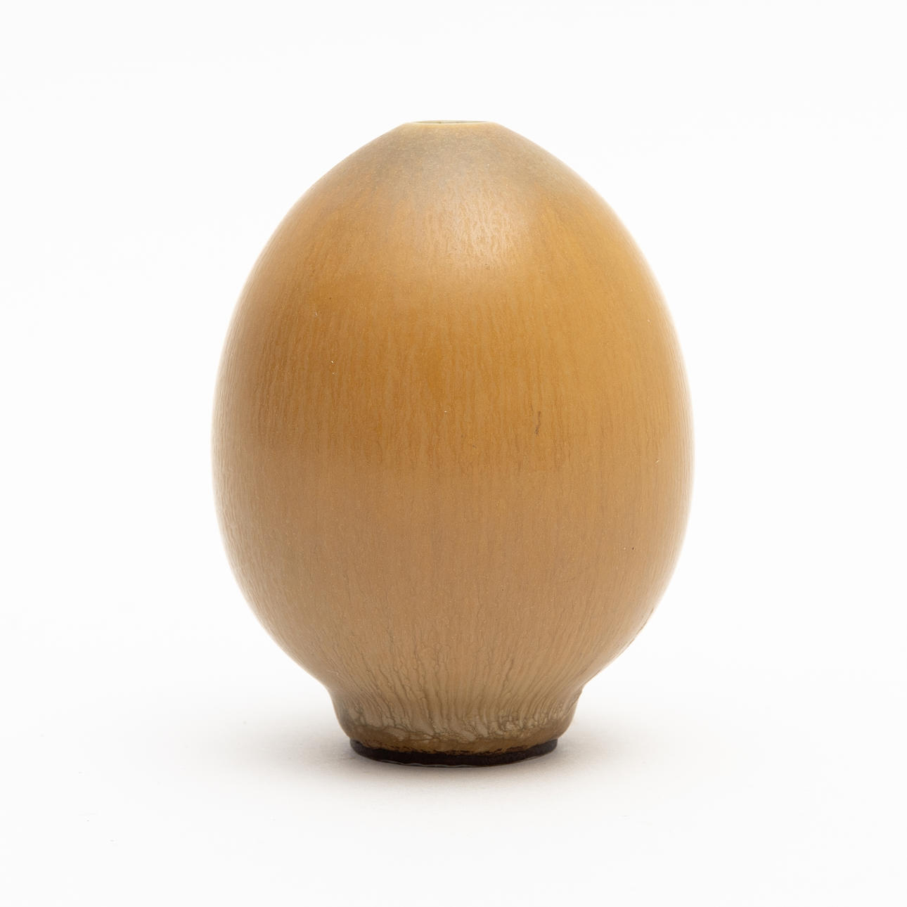 BERNDT FRIBERG. Vase, beige harp fur glaze, stoneware, Studioanden ...