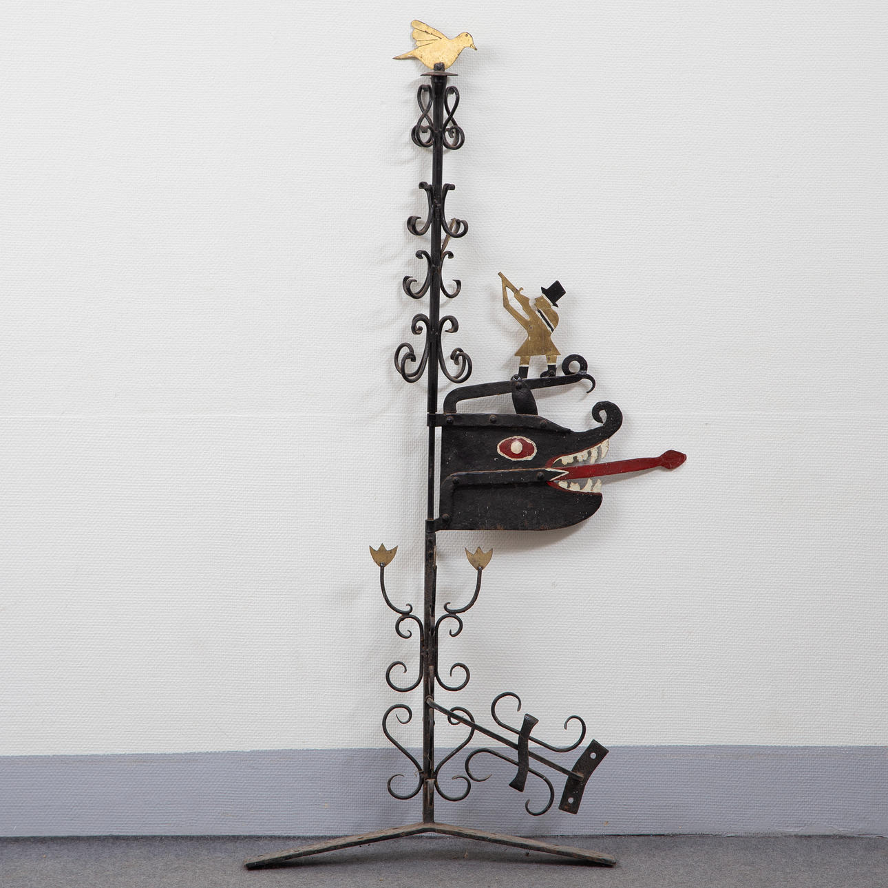 WIND VANE 18TH CENTURY, WROUGHT, BRASS, PAINTED. Collectables ...