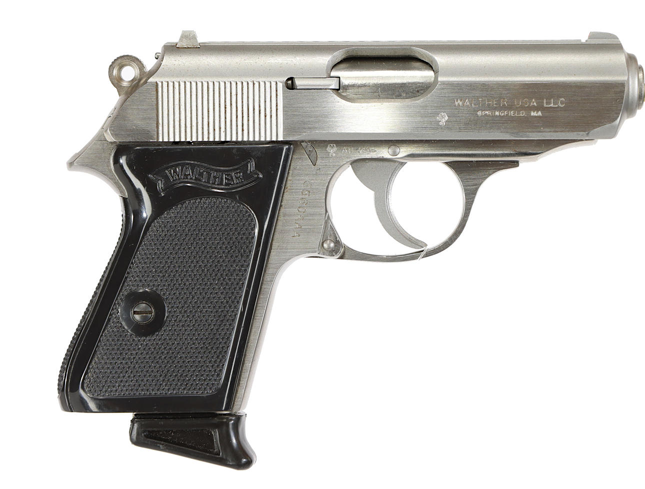 PISTOL, make Walther Ulm, model PPK, caliber 7,65mm, no. 5560AAA ...