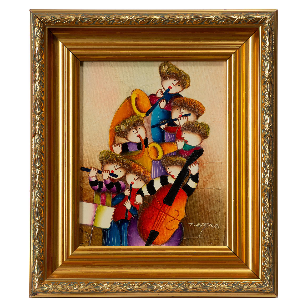 JOYCE ROBAL. Oil on canvas, signed. Art - Paintings - Auctionet