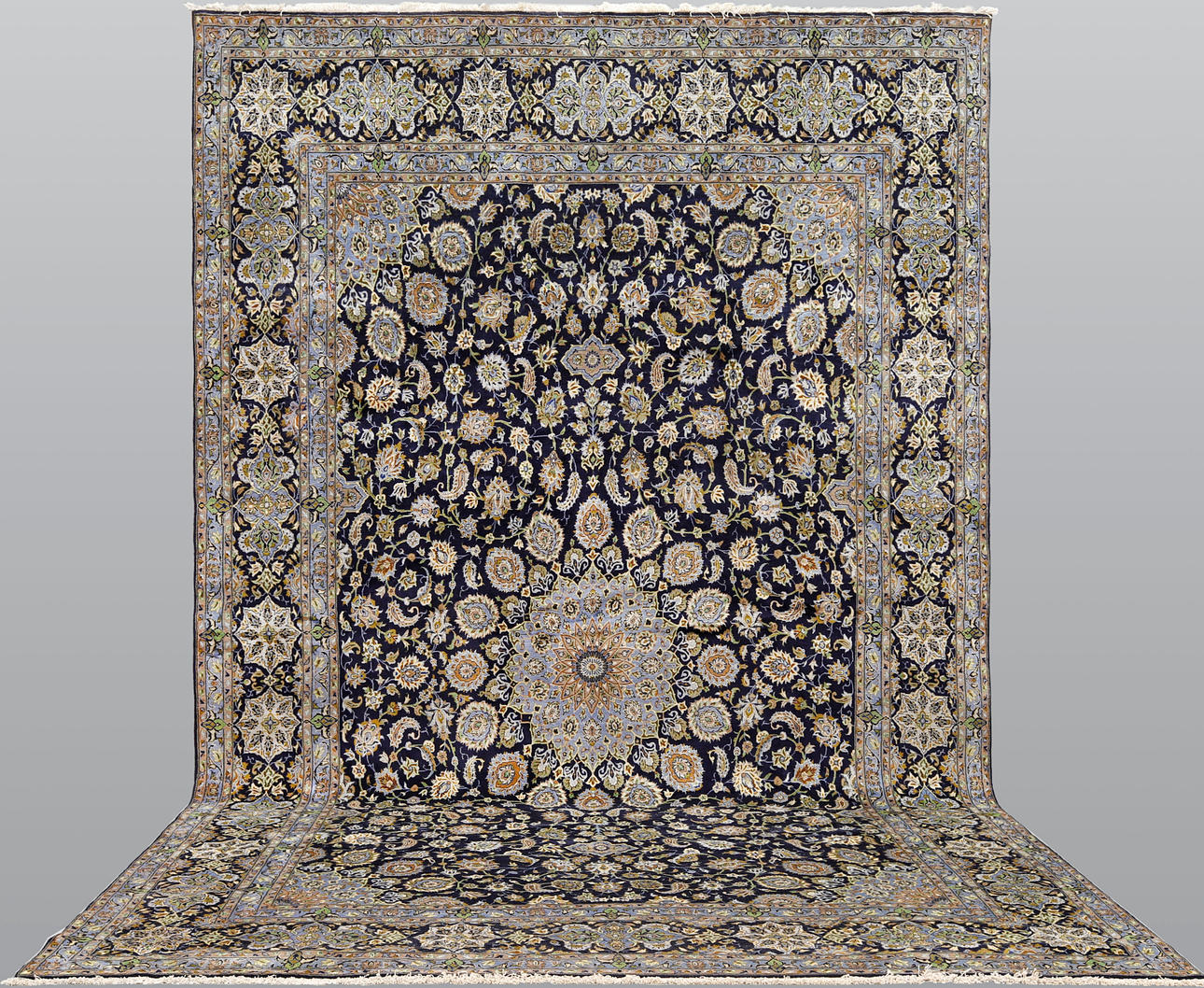 ORIENTMATTA. Keshan silkesinslag, 515 x 296 cm. Mattor & Textil ...