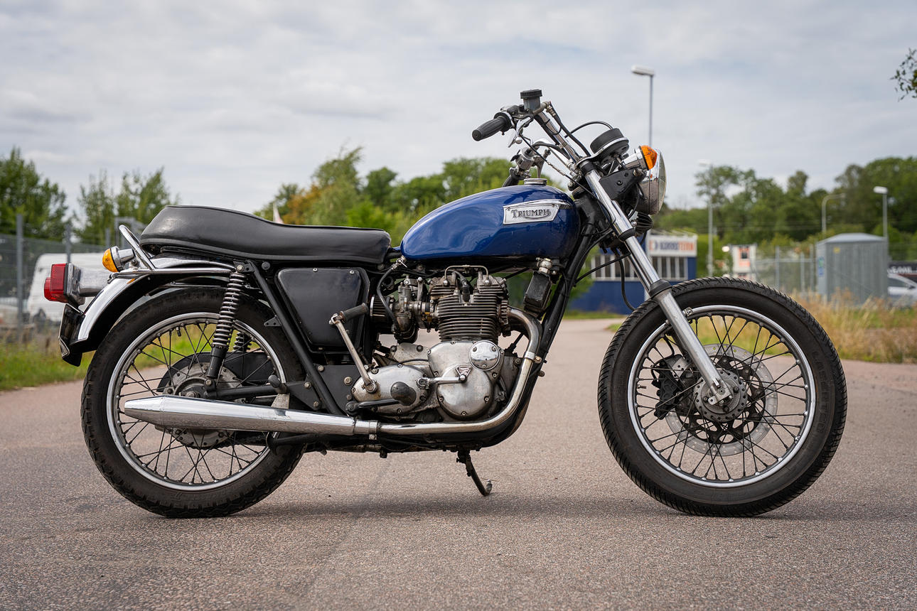 TRIUMPH, modell T150V, 1975, England. Fordon, Båtar & Delar ...