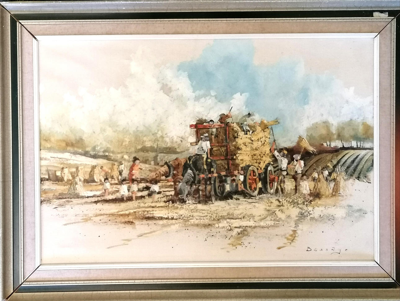 JOHN BASSAGE OIL PAINTING. Art - Paintings - Auctionet